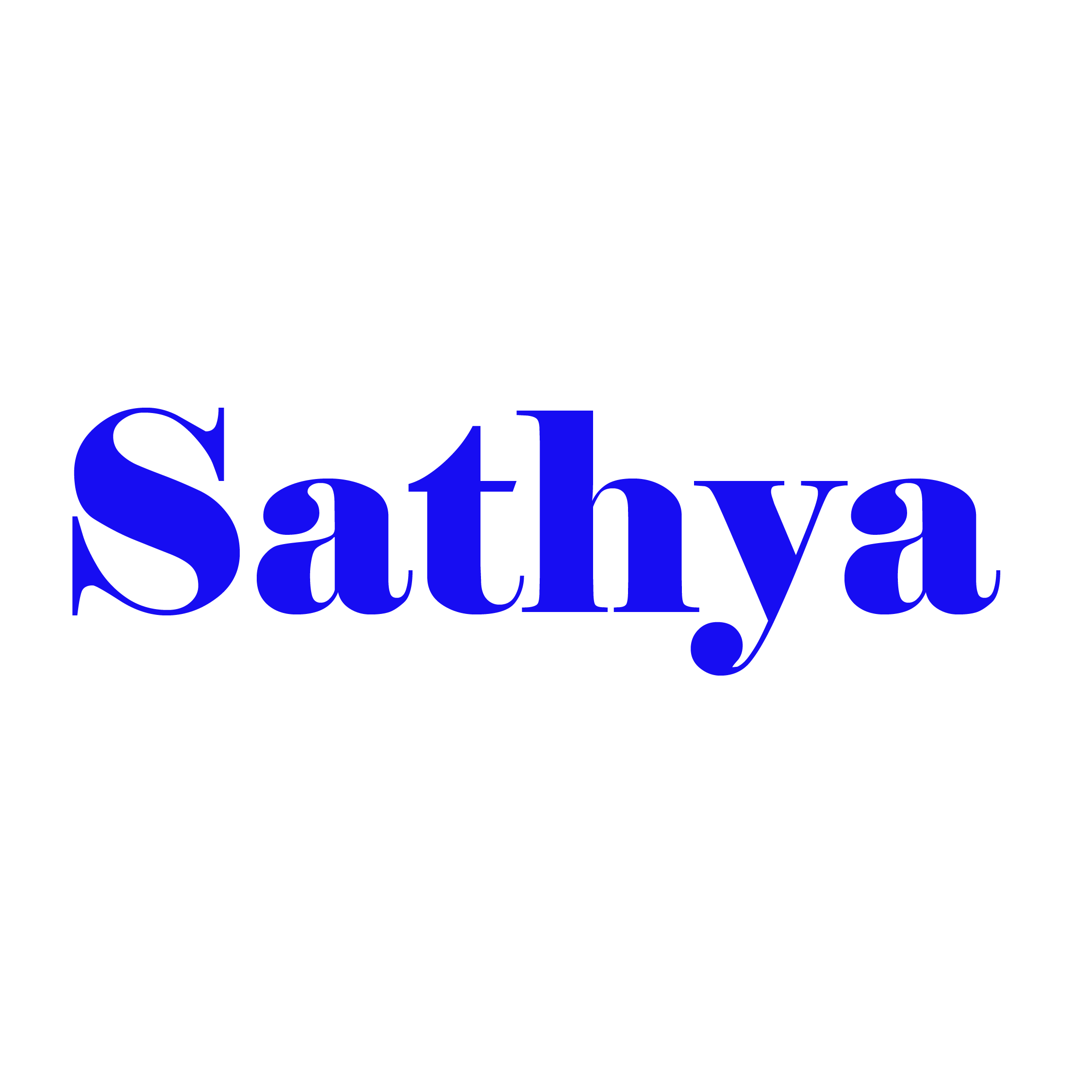 Sathya Name Logo