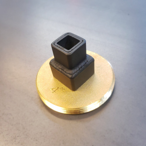 Square socket for 1-1/2" raised head cleanout plugs - Brass 3.5", 4", 5 ...