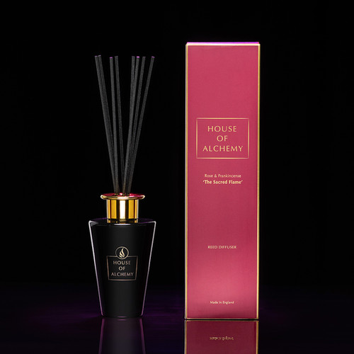 The Sacred Flame Diffuser ~ Rose & Frankincense 200ml | House of Alchemy UK