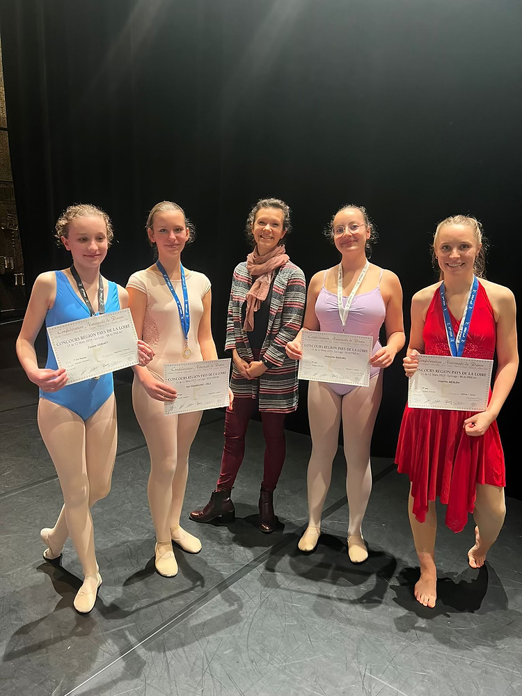 4 de nos danseuses remportent le Concours National de Danse