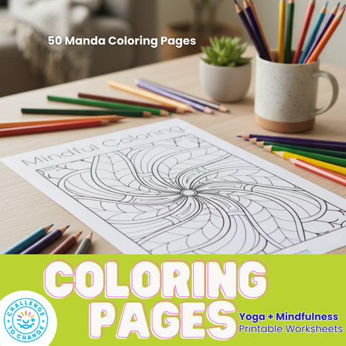 50 Mindful Coloring Sheets | Mindfulness & SEL Activities for Kids ...