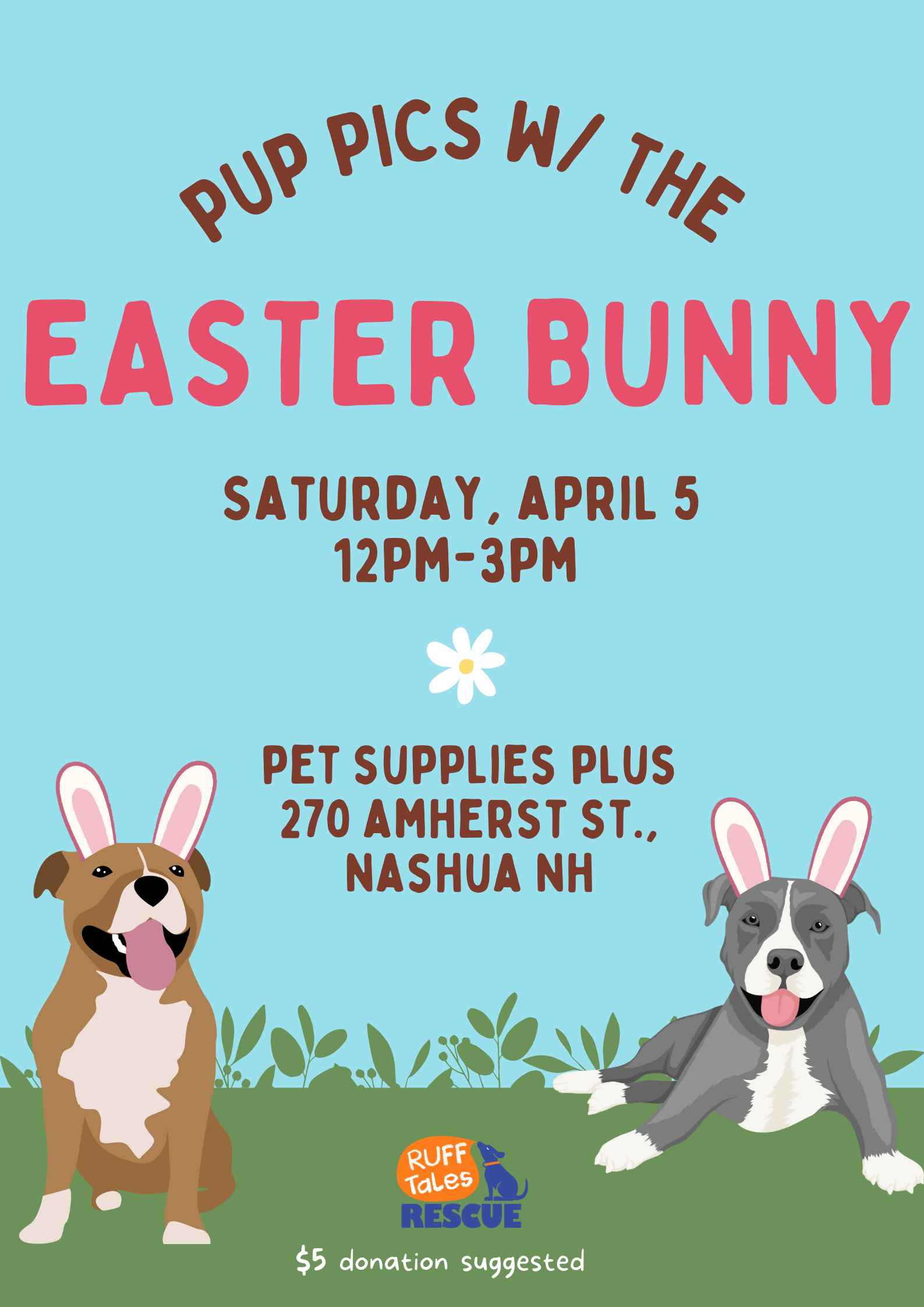 Easter Bunny Photos - Nashua, NH | Ruff Tales Rescue