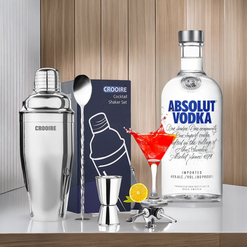 Absolut Vodka + Cocktail Shaker Set | CHIN CHIN