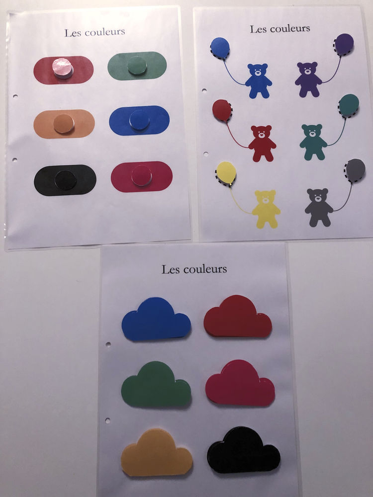 Quelques idées d'activités pour apprendre à reconnaître les couleurs