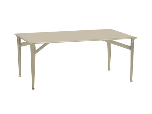Brown Jordan Flight Aluminum Top 79" Dining Table | Patio.com