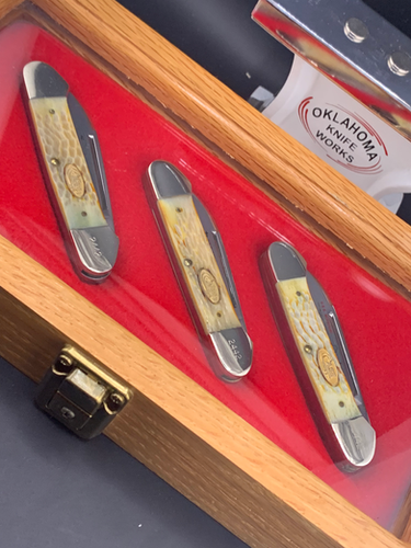 Case Gunboat matching set | Oklahoma Knife Works
