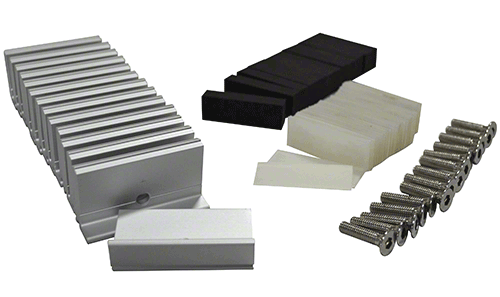 Klemmprofil-Set mit Abdeckprofilen, Typ CR, Art.Nr. EUMB | Duschprofile