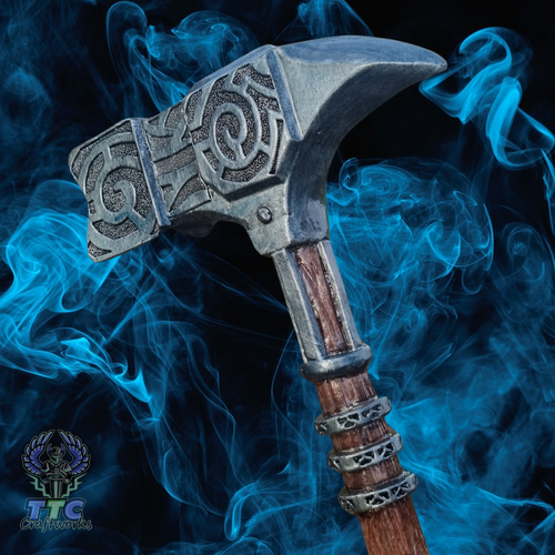 Two-Handed Skyrim Warhammer | Larping & Cosplay Foam Weapon | TTC Craftwork