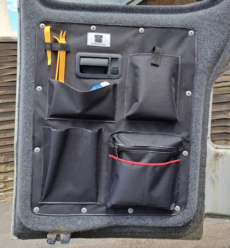 VW Transporter Barn Door Storage Pockets | Baja Customs
