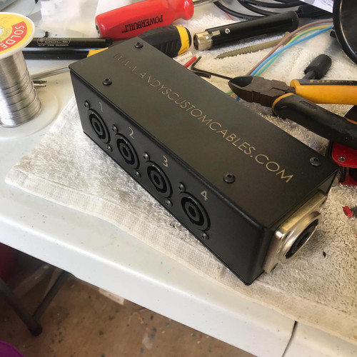 Speakon NL8- NL4 Stagebox | andyscustomcables