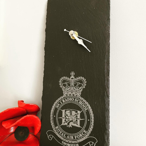 Long slate clock | Milegate Designs