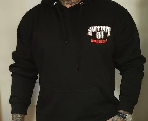 Support 81 skulls hoodie (black) | support81woodbridge