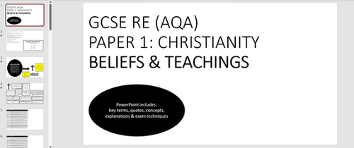 GCSE RE: Christian Beliefs & Teachings (AQA Paper 1) | benwardle.org
