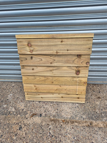 Horizontal feather edge fence panel | Axholme Fencing Ltd