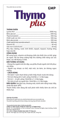 Thymo Plus | Dược Phẩm Minh Phúc