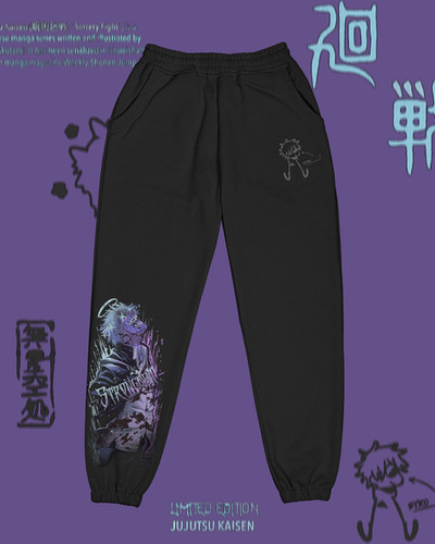 Gojo Jujutsu Kaisen Oversize Eşofman | Anime Sweatpants | STANCOLD