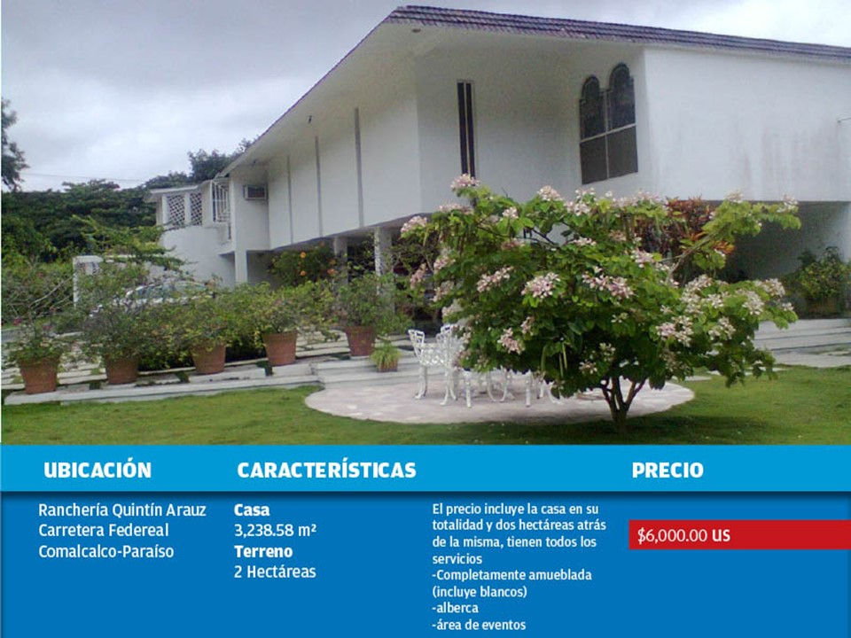 BIENES RAÍCES OLMECA