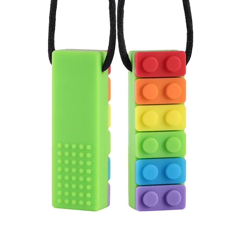 Chewable Necklace Lego Block | Sensory Haven 4 Kids