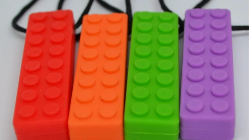 Chewable Necklace Lego Block | Sensory Haven 4 Kids