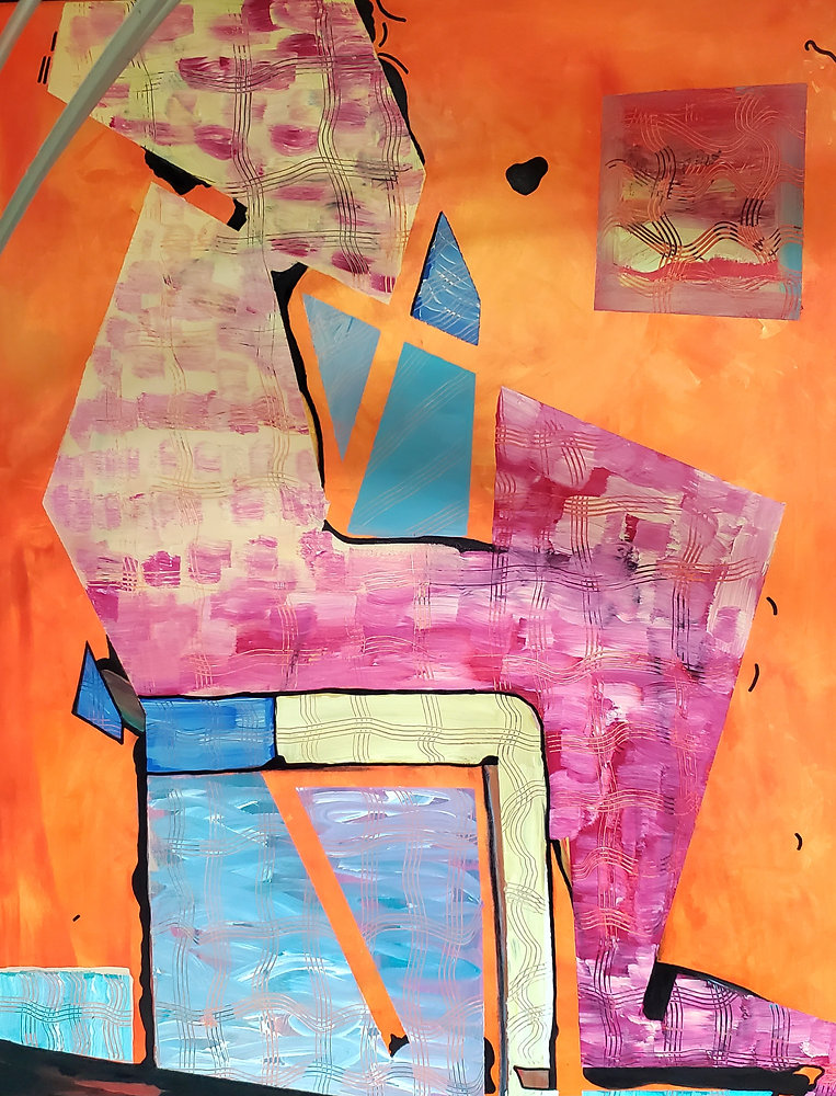 The Artist Talks about Her Paintings..."Woman With Laptop: A Cubist Ode ...