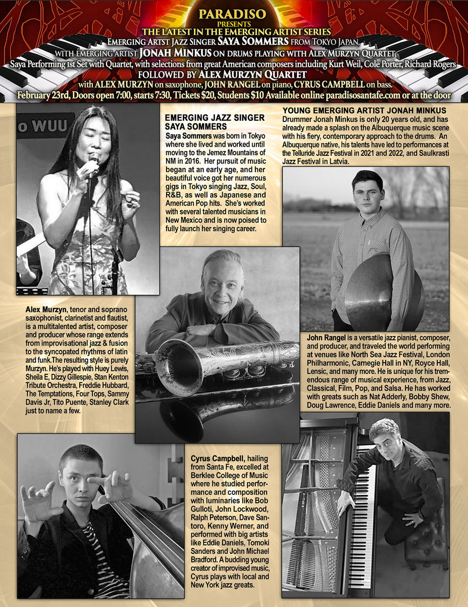 Alex Murzyn Quartet featuring contemporary jazz and originals by Alex ...