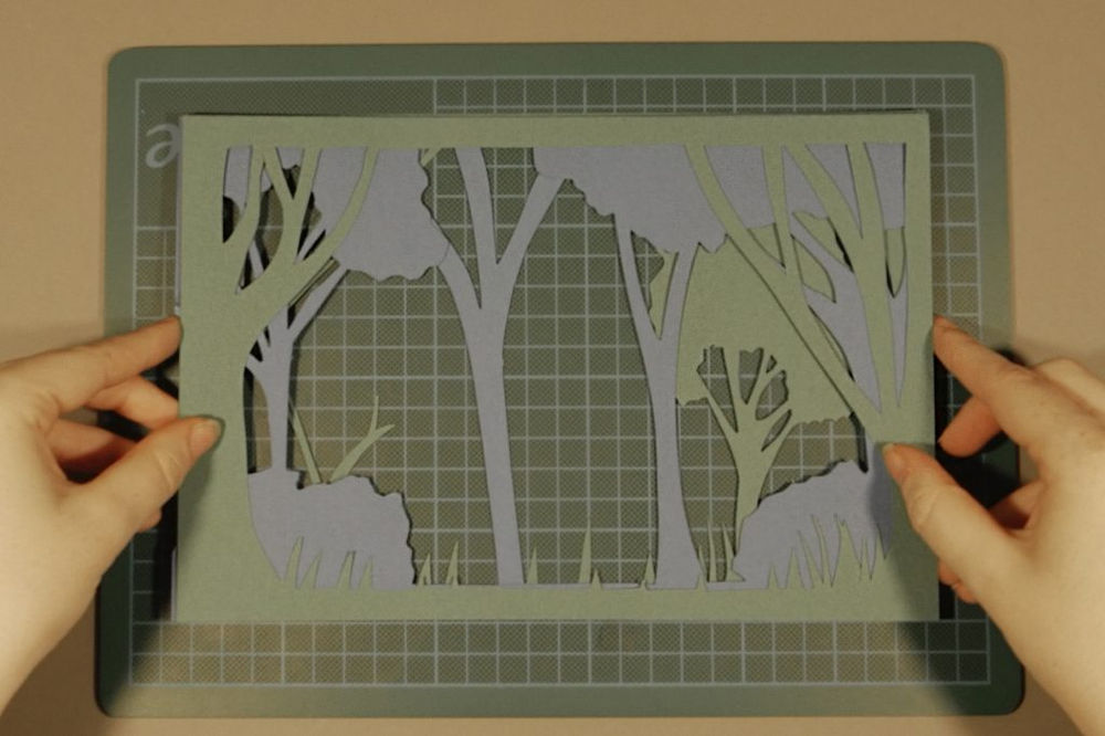 ENCHANTED FOREST SCENE STAGE DESIGN