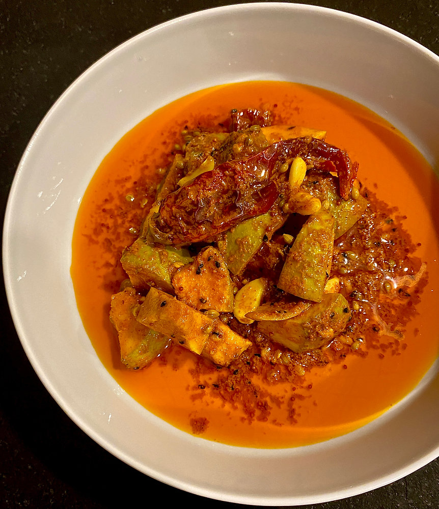 Spicy mango pickle