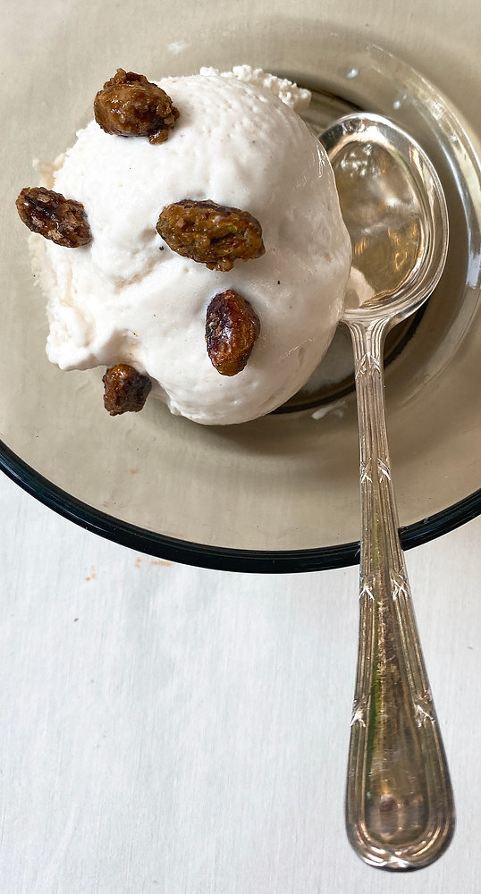 Custard apple (Sitaphal) or cherimoya ice cream