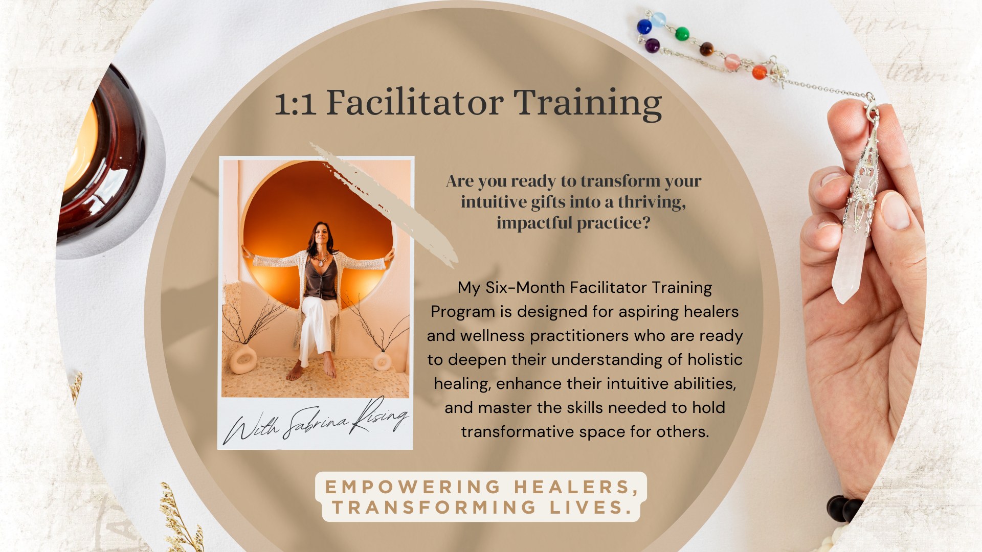 Six-Month Facilitator Training Program for Intuitive Healers | Intuitive Sabrina