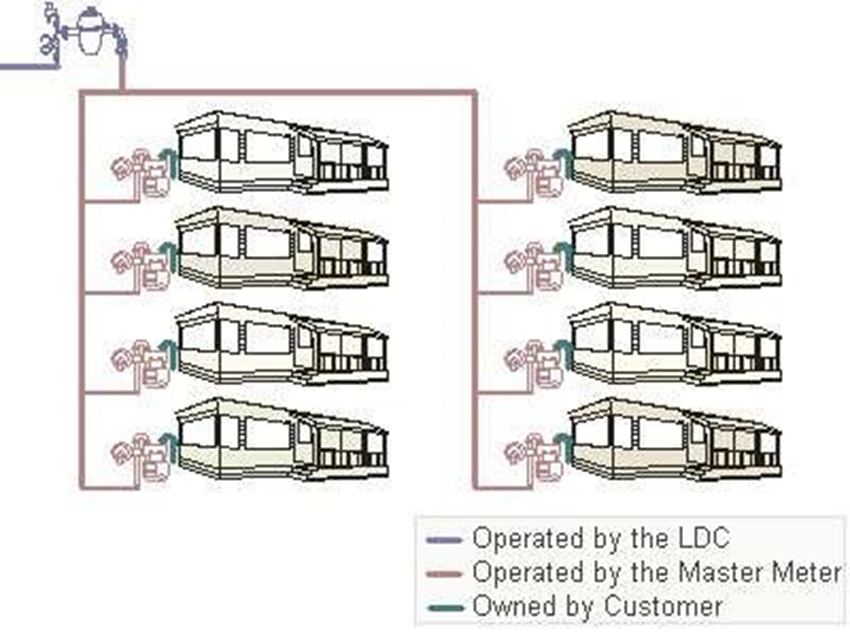 Examples of Regulated and Non-regulated Master Meter Gas Systems