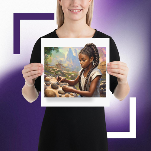 Anthropologist Alyssa poster (various sizes) | NoireSTEMinist