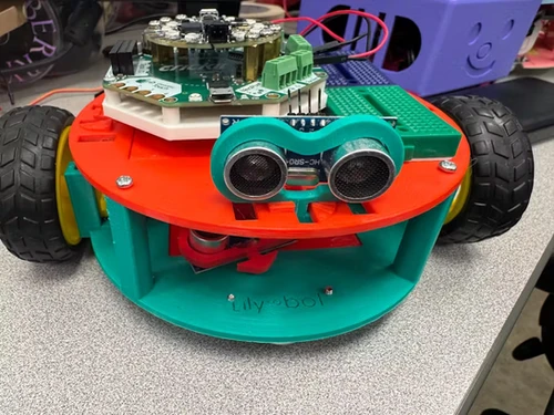 Lily∞Bot with Circuit Playground Express and Crickit (Kit) | NoireSTEMinist