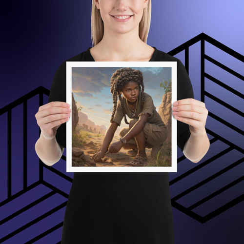 Archaeologist Alyssa poster (various sizes) | NoireSTEMinist