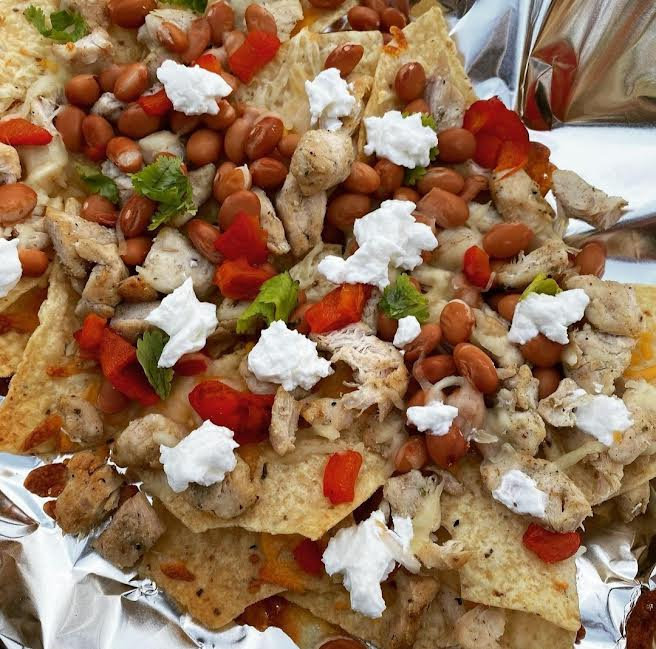 Chicken and Cheese Nachos