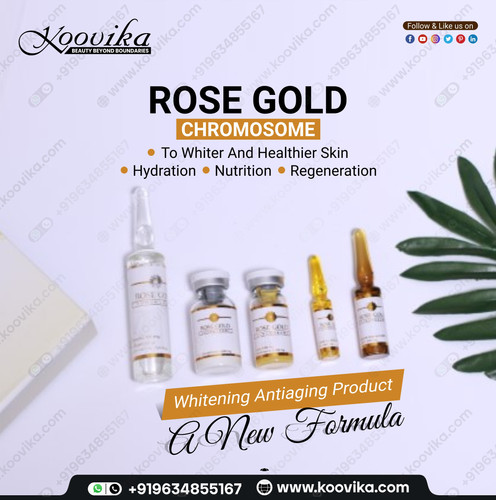 ROSE GOLD VEGETAL CHROMOSOME SKIN WHITENING INJECTION | KOOVIKA