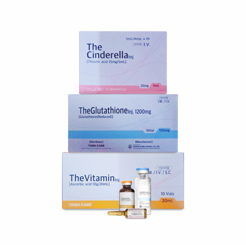 Cinderella 1200mg Glutathione Whitening Injections