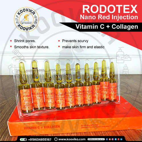 Rodotex Nano Red Injection Vitamin C + Collagen | KOOVIKA