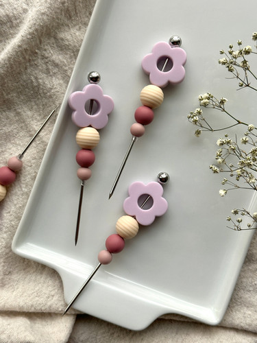 Purple Flower Cookie Scribe | Wildflour Bakery