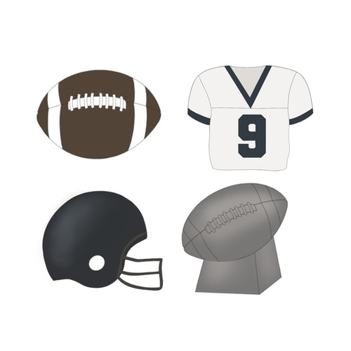 Mini Football Cookie Cutters | Wildflour Bakery