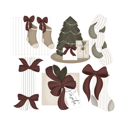 Pinstripe Christmas Cookie Cutters | Wildflour Bakery