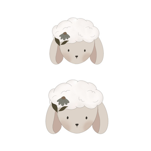 Lamb Face Cookie Cutter | Wildflour Bakery