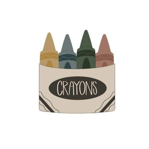 STL Crayon Box - 3.5" | Wildflour Bakery