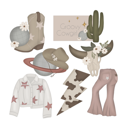 Groovy Cowgirl Cookie Cutters | Wildflour Bakery