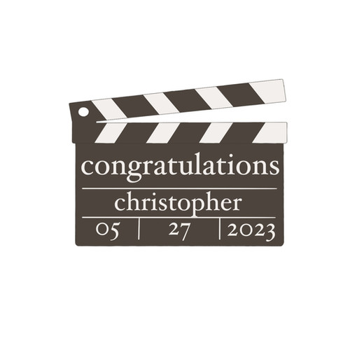 Clapper Board Cookie Cutter | Wildflour Bakery