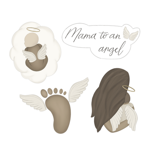 STL Angel Baby Set | Wildflour Bakery