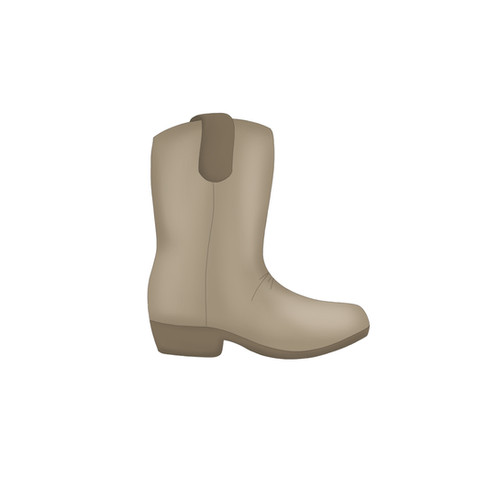 STL Mini Cowboy Boot-2.25" | Wildflour Bakery