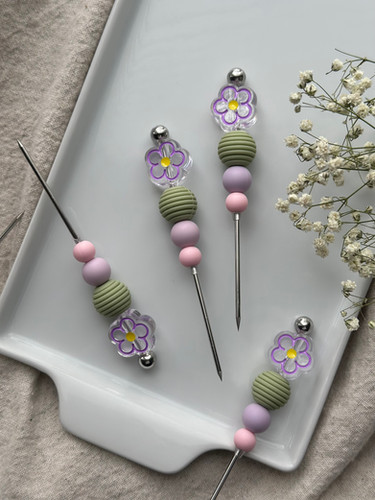 Pastel Spring Flower Cookie Scribe | Wildflour Bakery