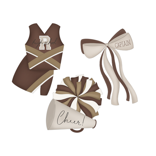 STL Cheerleading Set 3-Piece | Wildflour Bakery