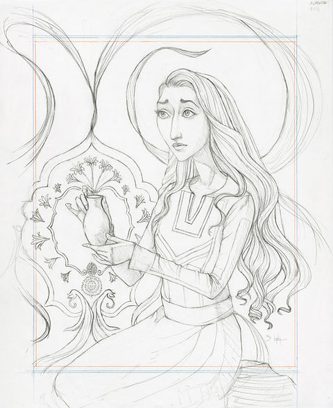 alabaster coloring pages