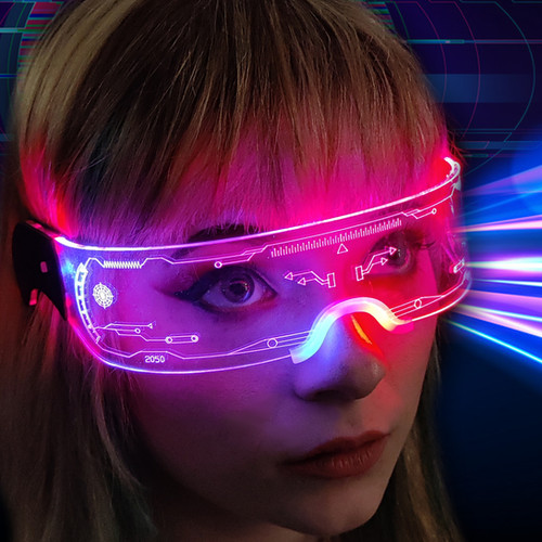 Cyberpunk LED Glasses | RaveZombie